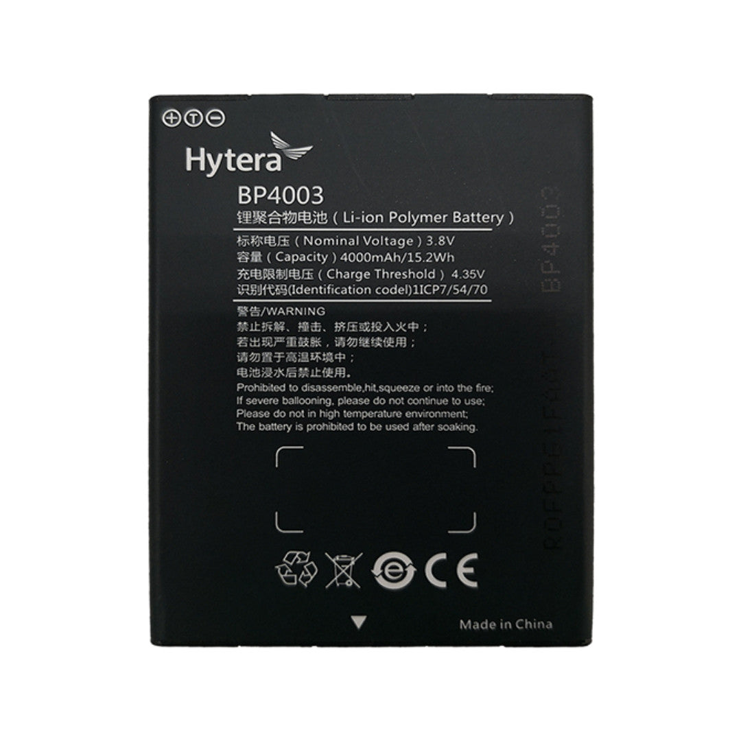 Hytera BP4003 Li-ion Battery 4000 mAh [PNC550] – Two Way Direct