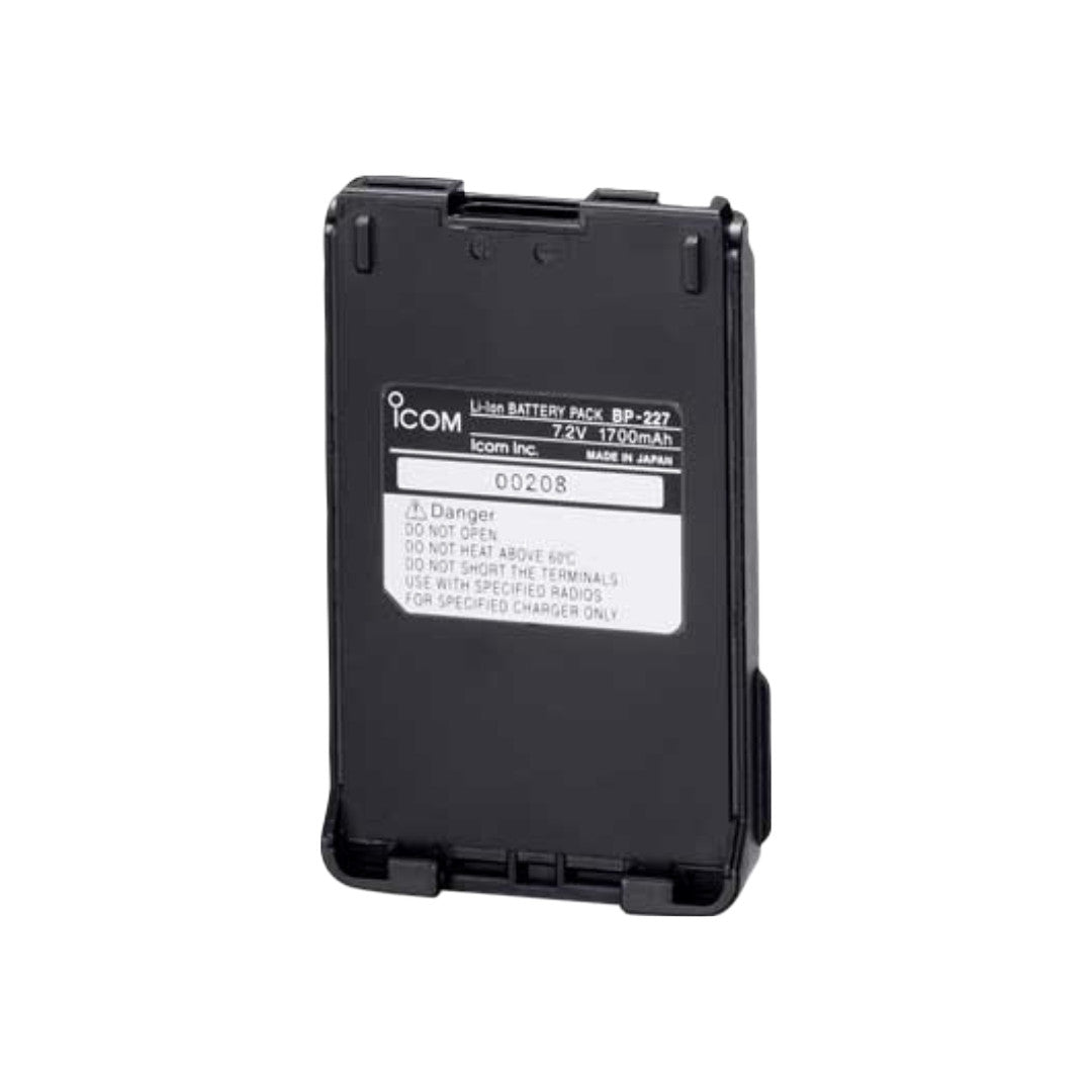 Icom BP227 Lith-Ion Waterproof Battery [F50 F50V F60 F60V] – Two Way Direct