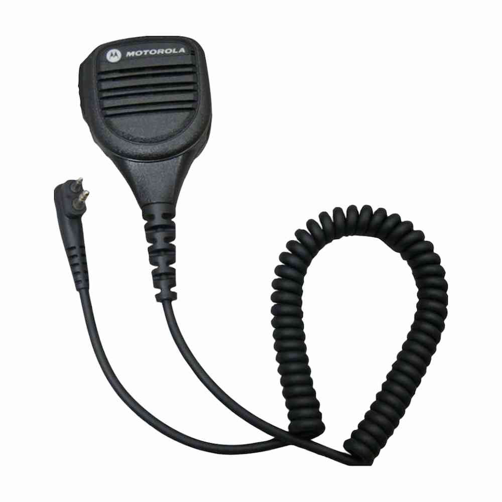 Motorola PMMN4029 Remote Speaker Microphone With Coiled Cord and Swive ...